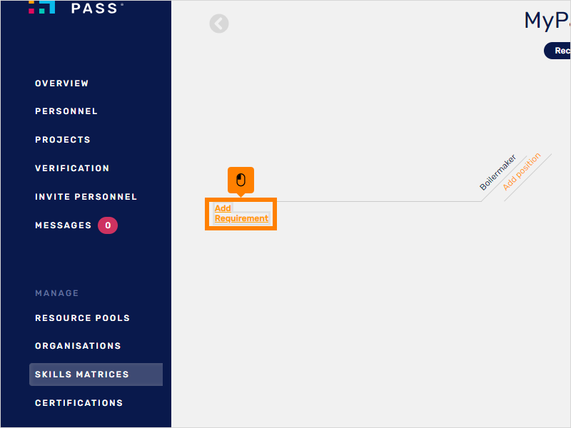 Create a Skills Matrix – MyPass Global Support