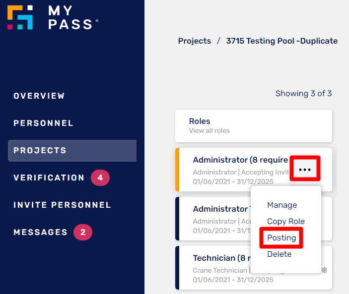 Post a Role to Internal and External Candidates – MyPass Global Support