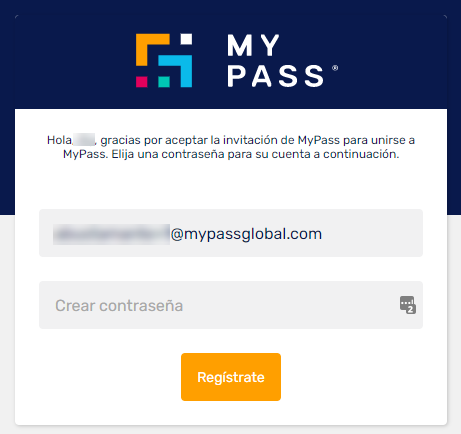 Regístrate – Soporte MyPass Global