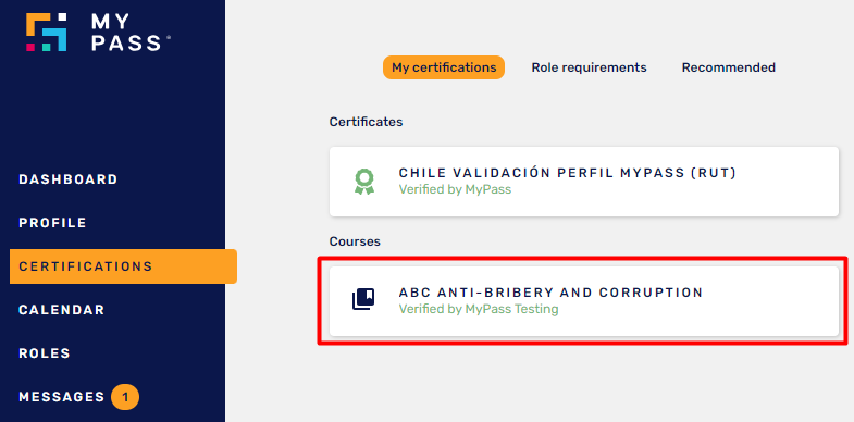 Launch an eLearning Course – MyPass Global Support