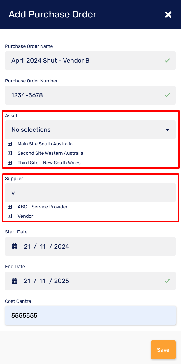 Add Purchase Order information to a Resource Request – MyPass Global ...
