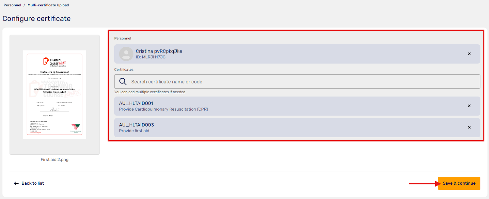 Multi-Certificate Upload – MyPass Global Support