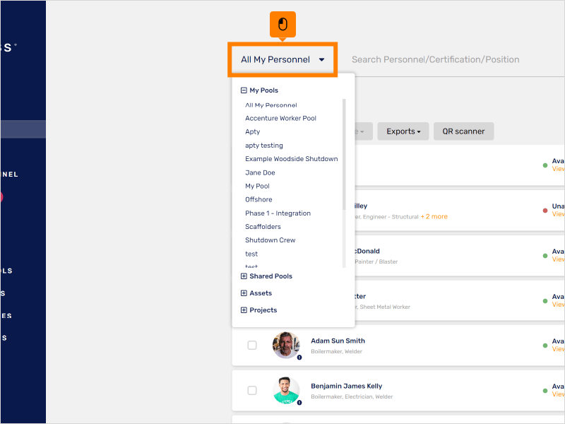 Assign a Compliance Position – MyPass Global Support