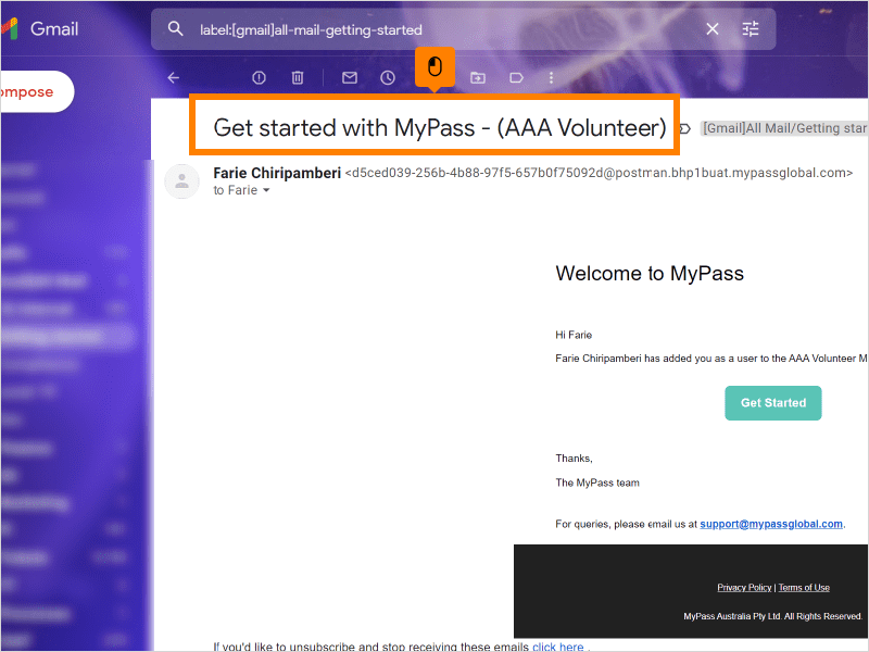 Create Your MyPass Admin Account – MyPass Global Support