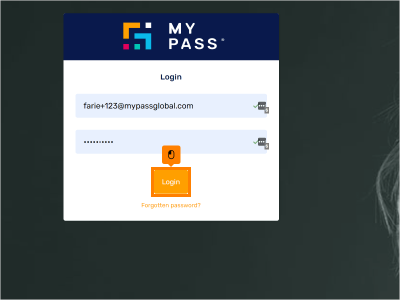 Create Your MyPass Admin Account – MyPass Global Support