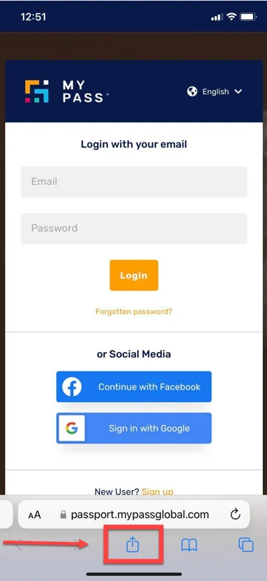 Download the MyPass Web App – MyPass Global Support
