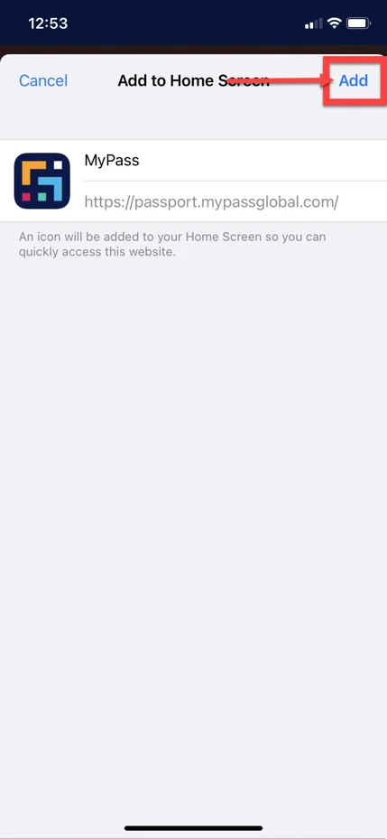 Download the MyPass Web App – MyPass Global Support