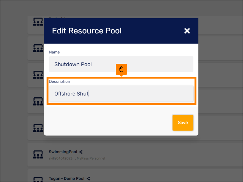 Create a Resource Pool – MyPass Global Support